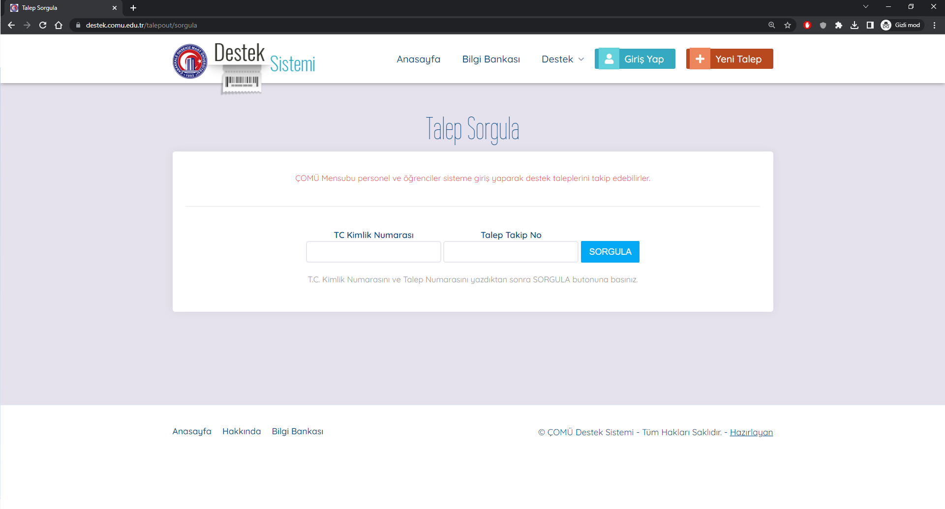 Bilgi Bankası - Microsoft Teams Giriş Bilgilerimi Nereden Öğrenebilirim